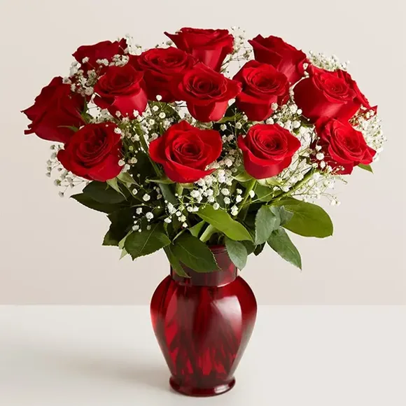 Red Roses Fancy Bouquet: Symbol of True Love Today